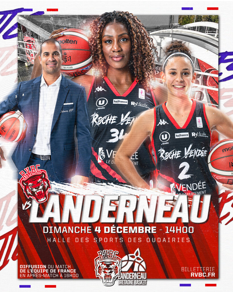 Prochain match : Roche Vendée – Landerneau
